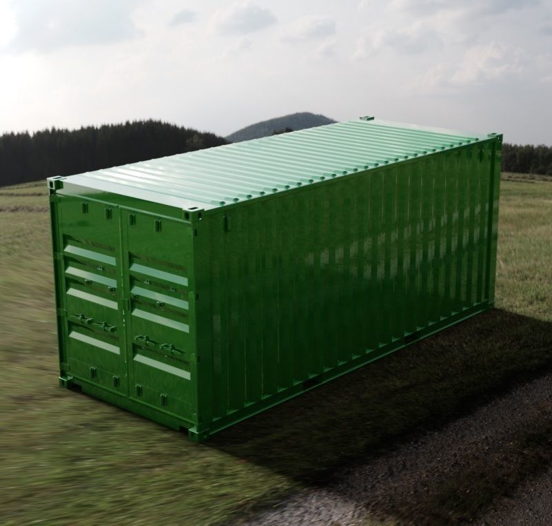 20FT ISO Shipping Container 3D model | CGTrader
