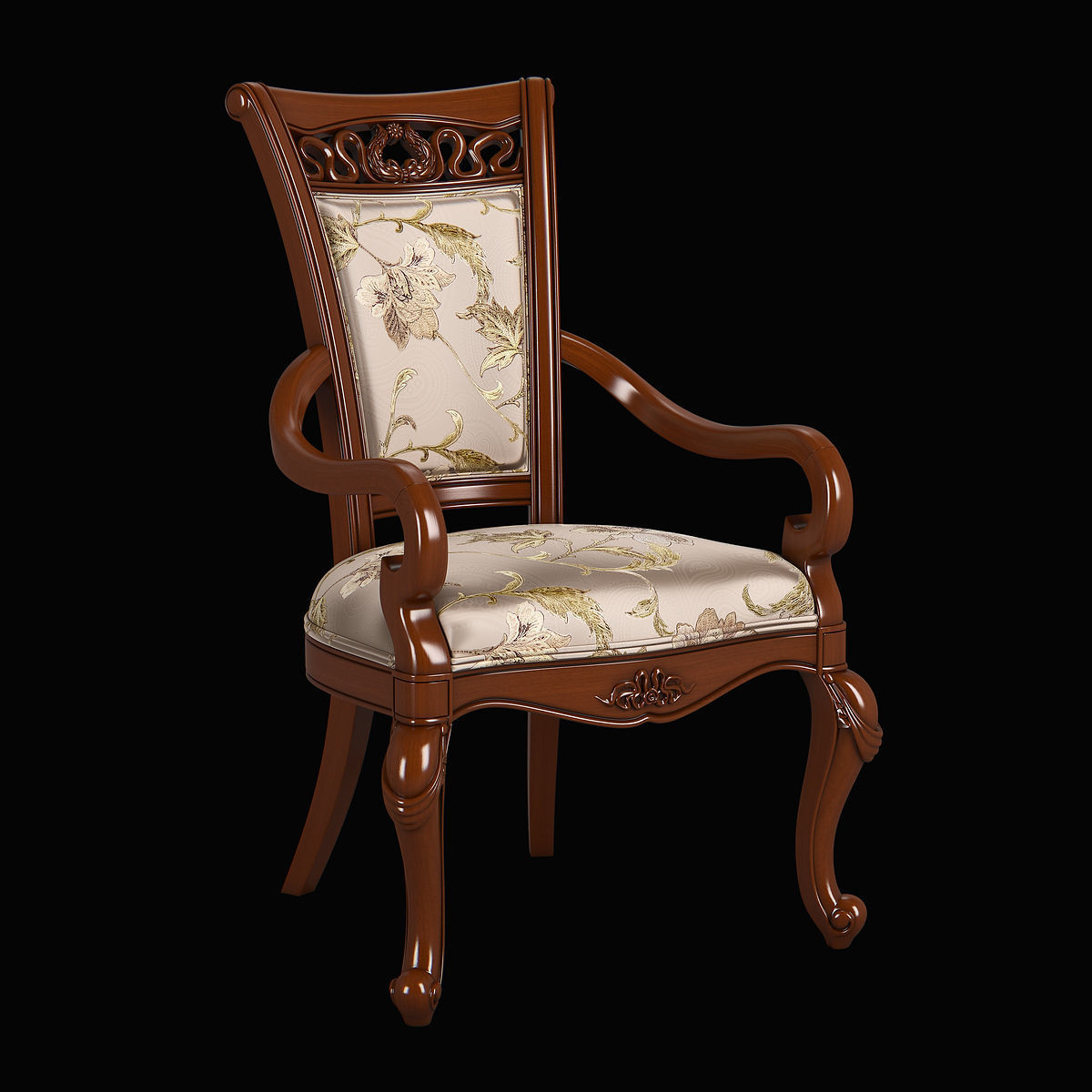 230-1 Carpenter Arm dining chair A 3D model | CGTrader