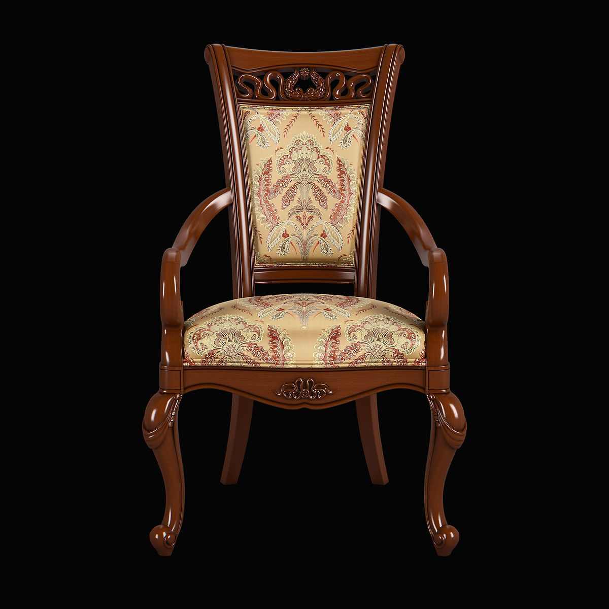 230-1 Carpenter Arm dining chair A 3D model | CGTrader
