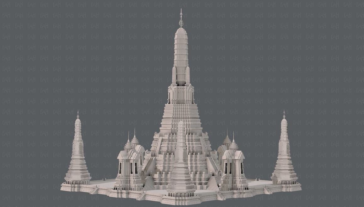 Wat Arun 3D model | CGTrader