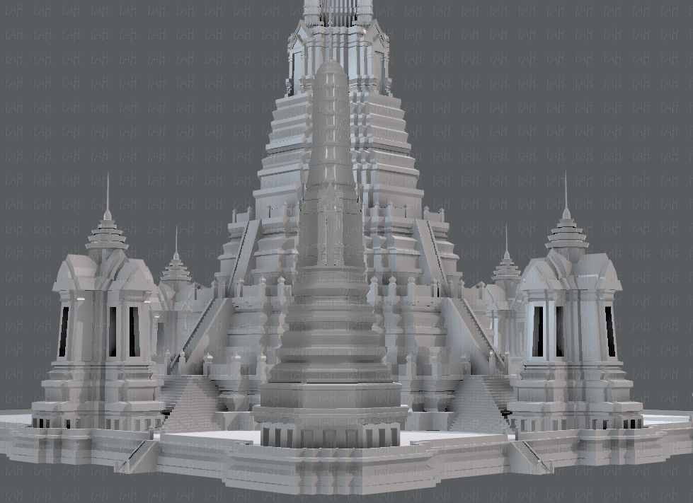 Wat Arun 3D model | CGTrader