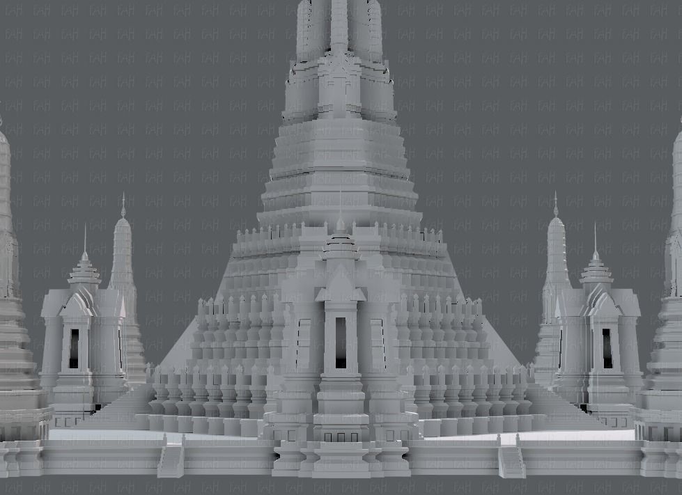 Wat Arun 3D model | CGTrader
