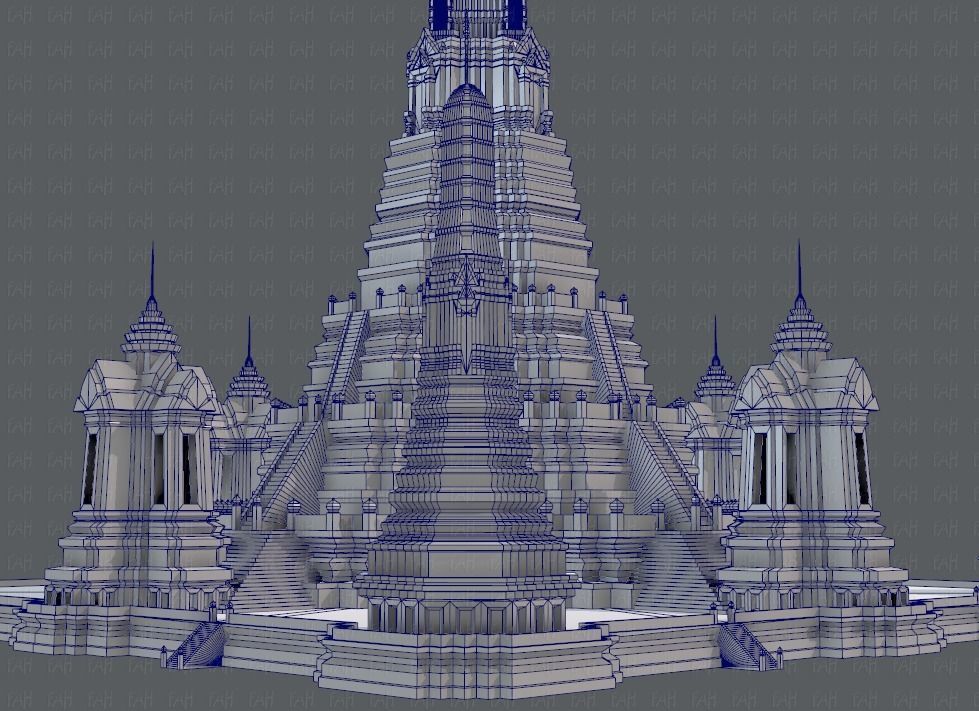 Wat Arun 3D model | CGTrader
