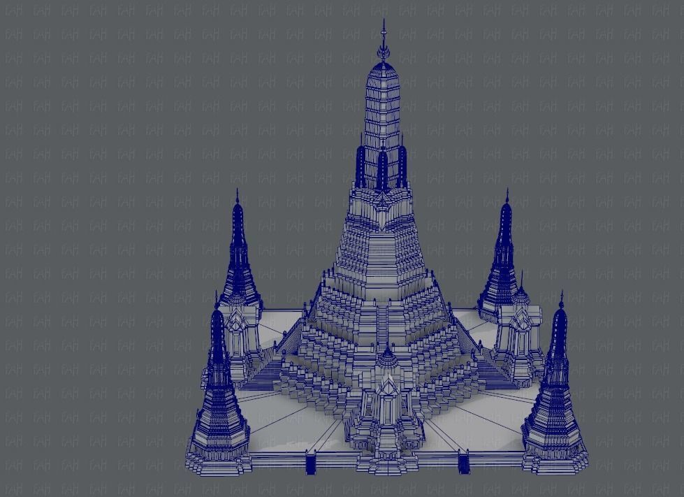 Wat Arun 3D model | CGTrader