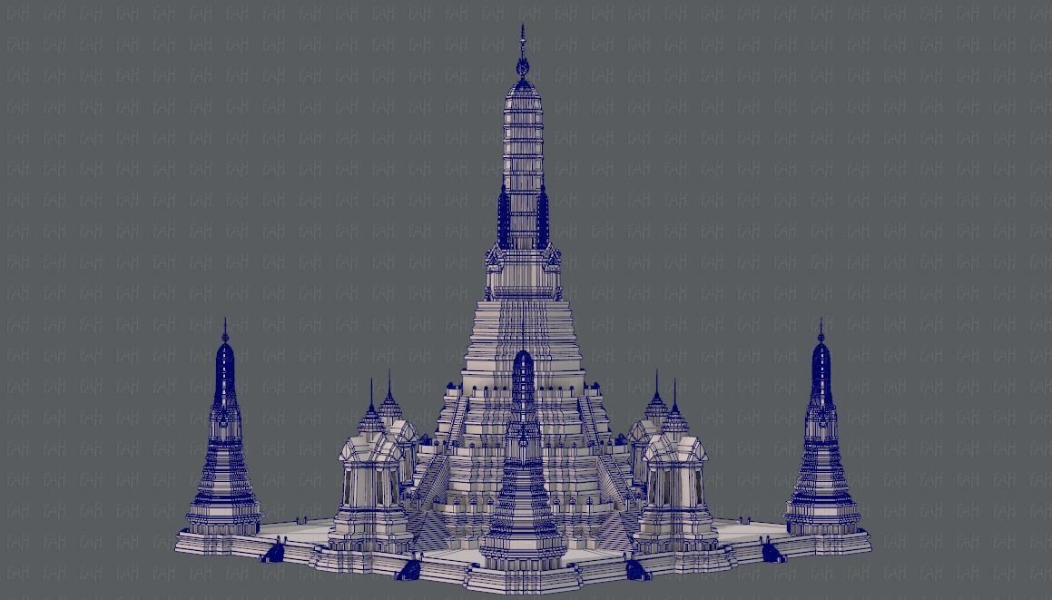 Wat Arun 3D model | CGTrader