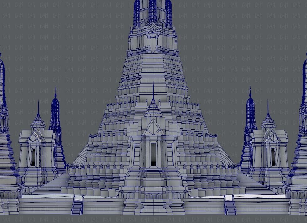 Wat Arun 3D model | CGTrader
