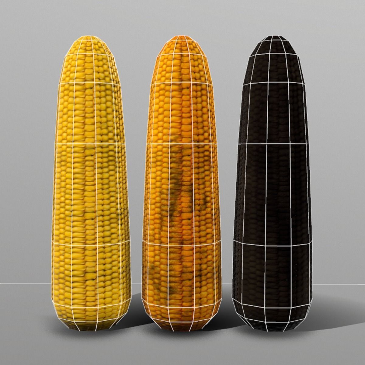3D model Corn Cob VR / AR / low-poly | CGTrader
