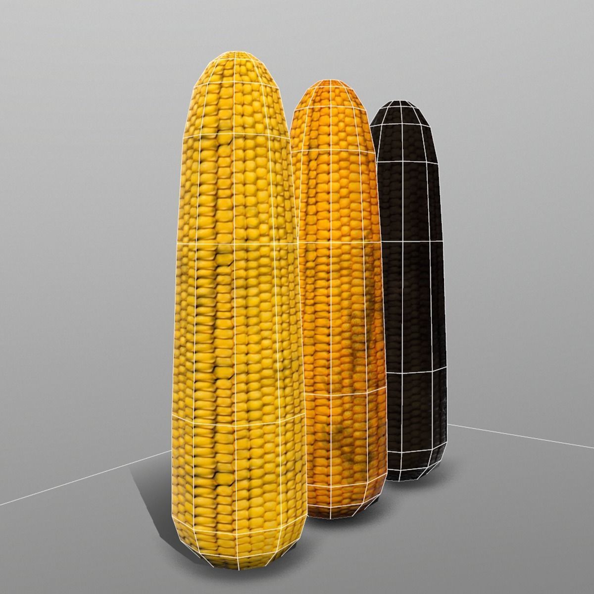 3D model Corn Cob VR / AR / low-poly | CGTrader