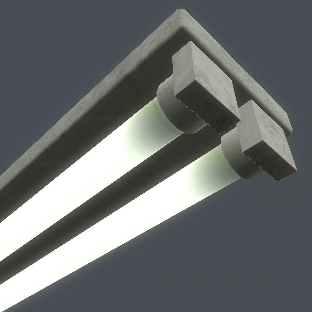 3D model Fluorescent Light VR / AR / low-poly | CGTrader