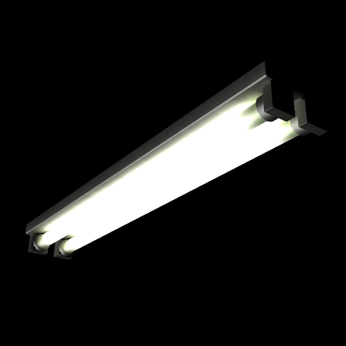 3D model Fluorescent Light VR / AR / low-poly | CGTrader