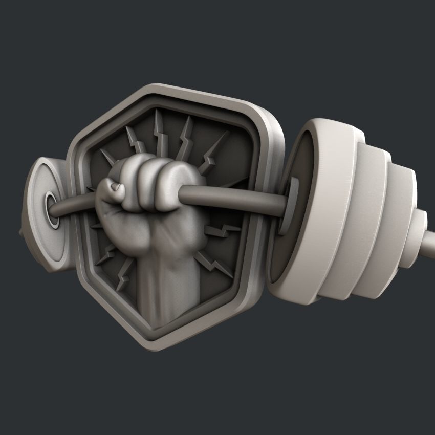 3d STL models for CNC barbell 3D model | CGTrader
