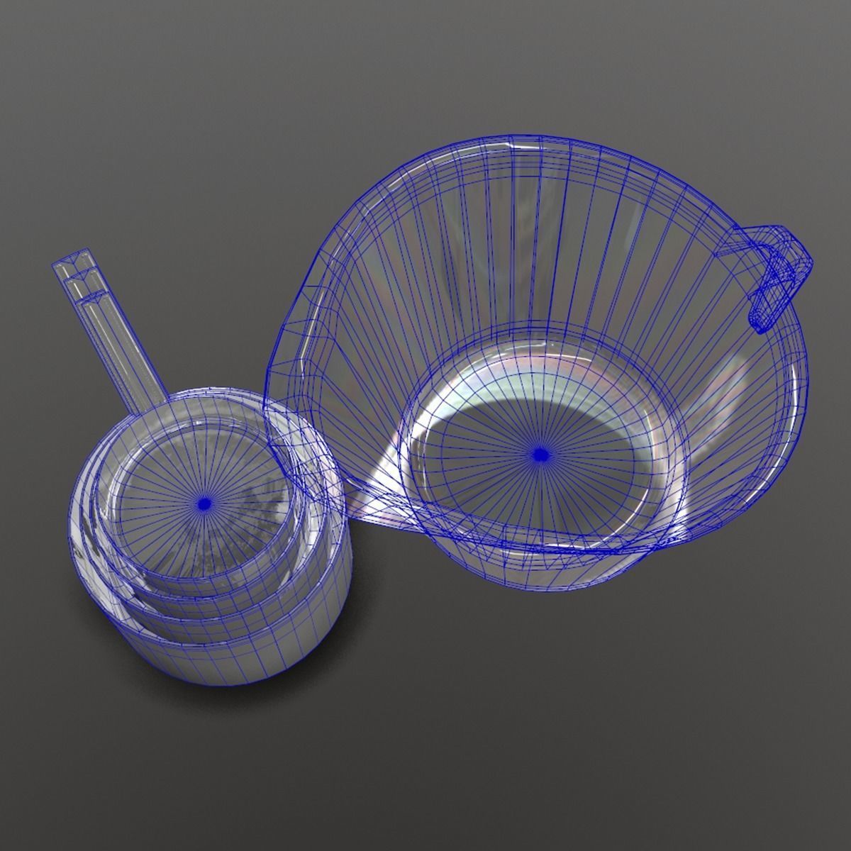 3D model Measuring Cups VR / AR / low-poly | CGTrader