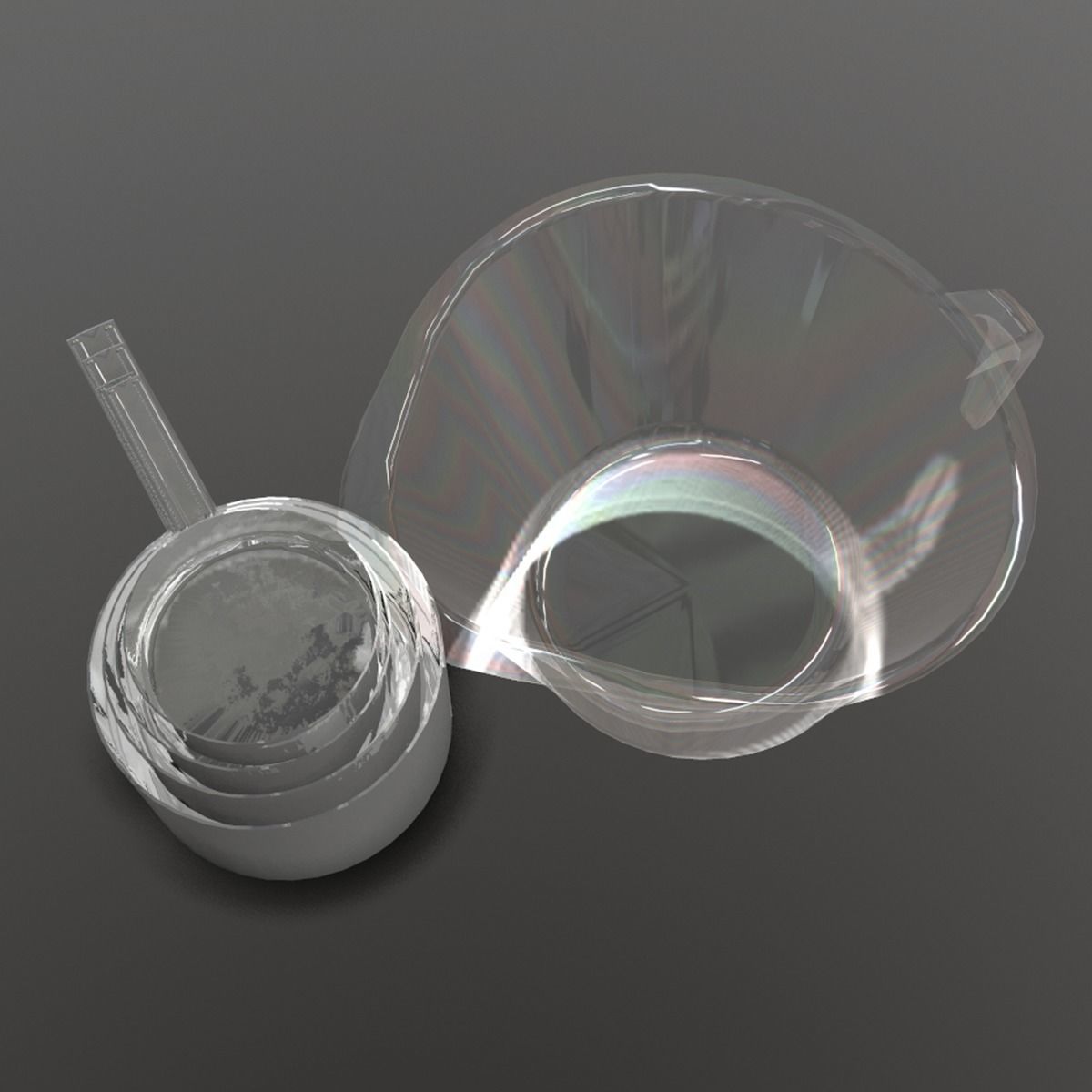 3D model Measuring Cups VR / AR / low-poly | CGTrader