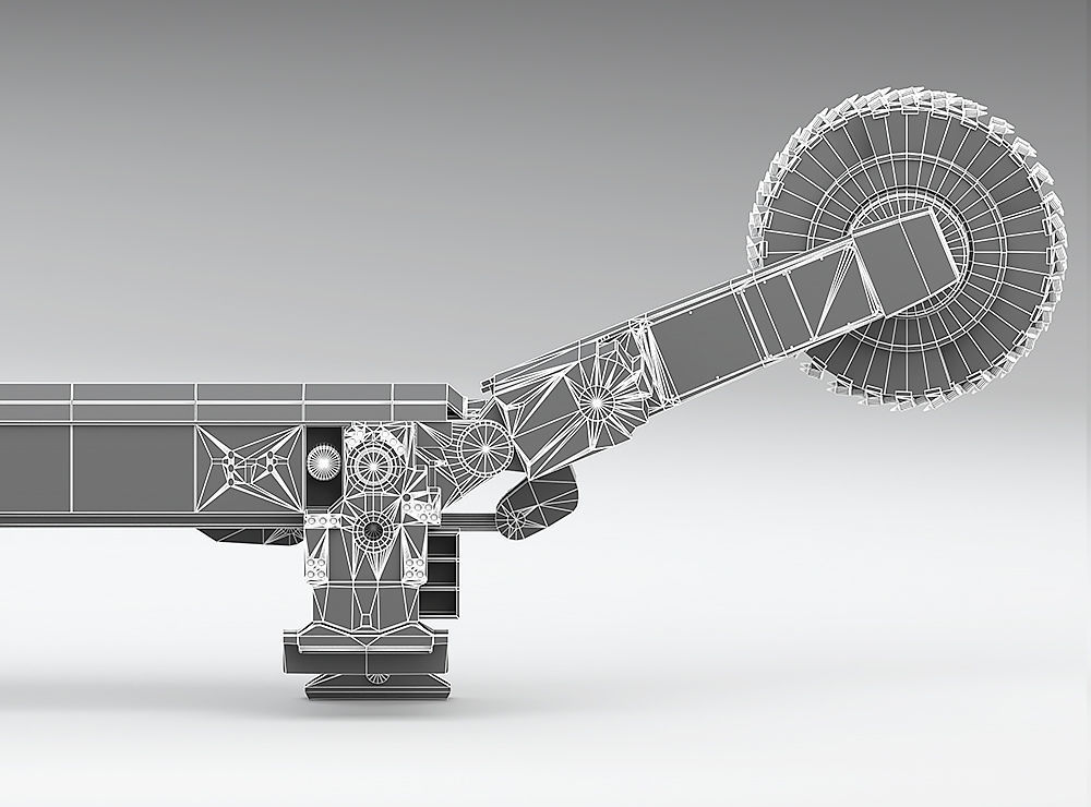 Longwall mining coal Shearer Loader 3D model | CGTrader