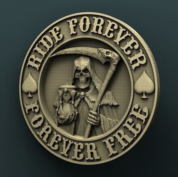 Death Skull 3d stl model for cnc 3D model 3D printable | CGTrader