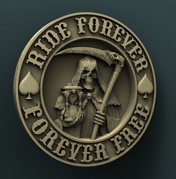 Death Skull 3d stl model for cnc 3D model 3D printable | CGTrader