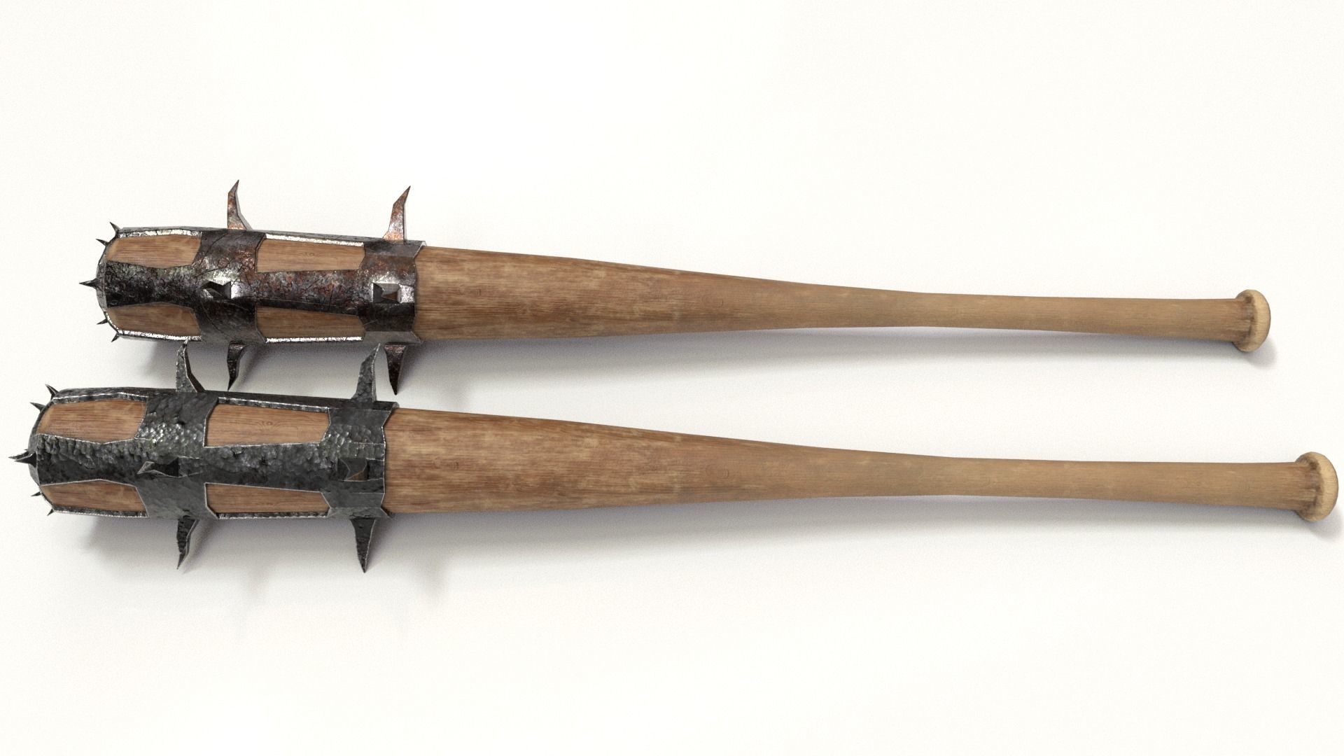 3D model Spiked Bat Set VR / AR / low-poly | CGTrader