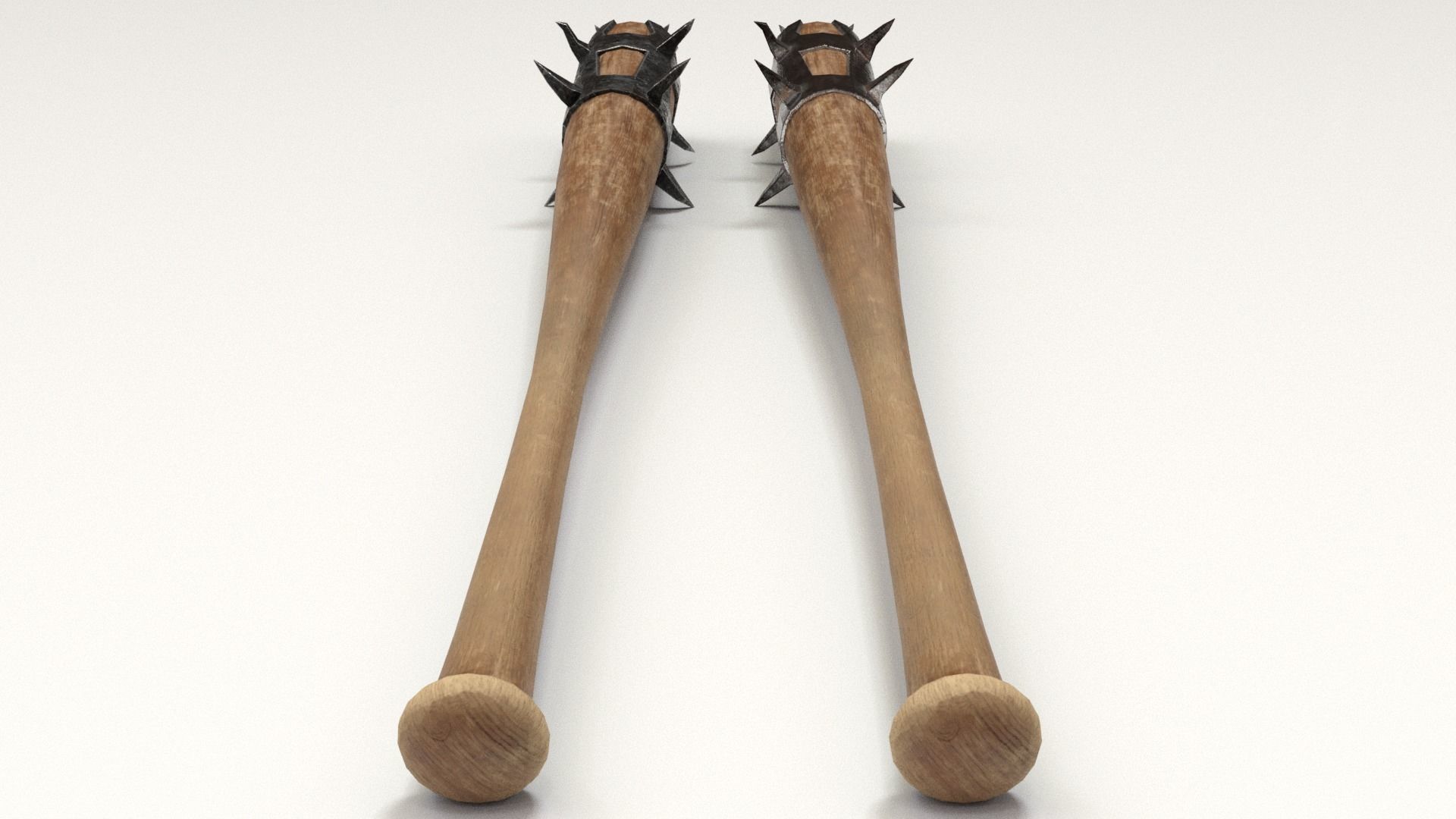 3D model Spiked Bat Set VR / AR / low-poly | CGTrader