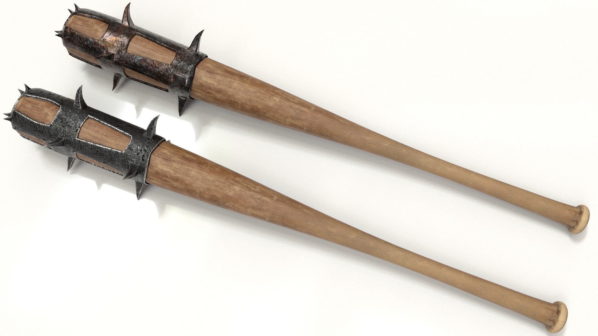 3D model Spiked Bat Set VR / AR / low-poly | CGTrader