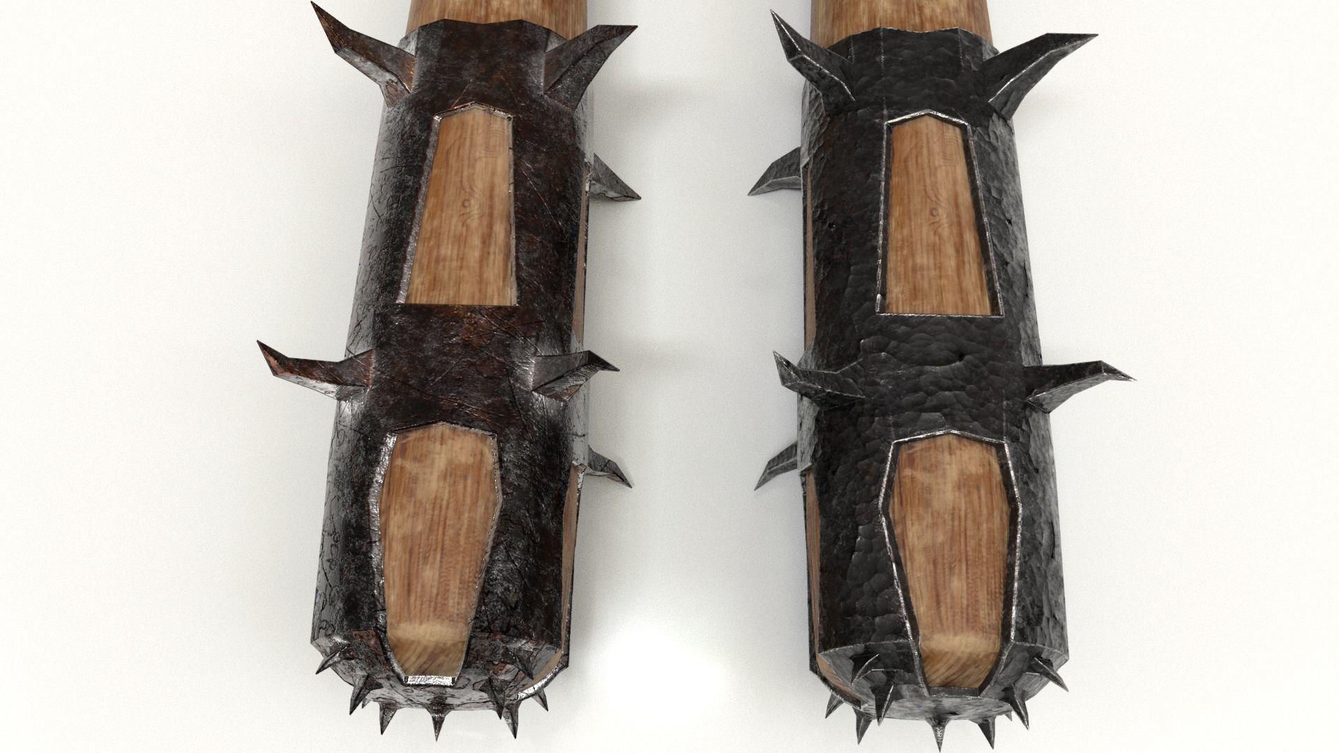 3D model Spiked Bat Set VR / AR / low-poly | CGTrader