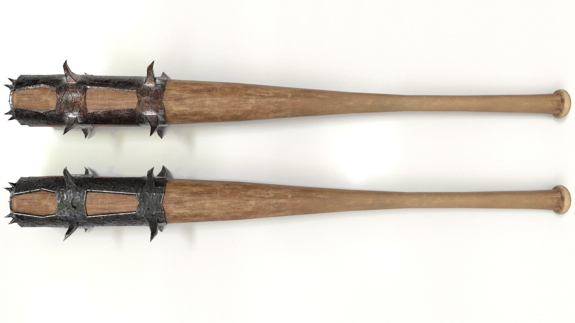 3D model Spiked Bat Set VR / AR / low-poly | CGTrader