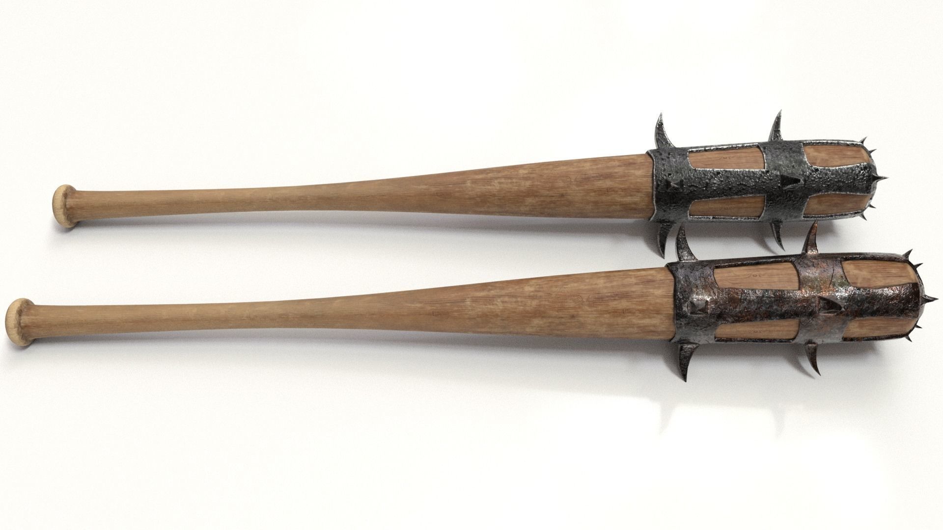 3D model Spiked Bat Set VR / AR / low-poly | CGTrader