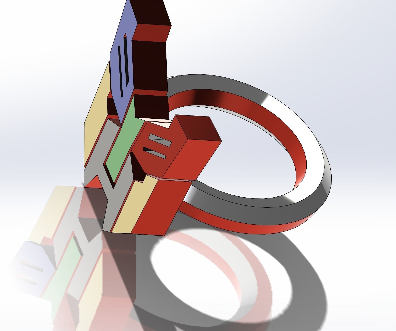 Transformers ring 3D model | CGTrader