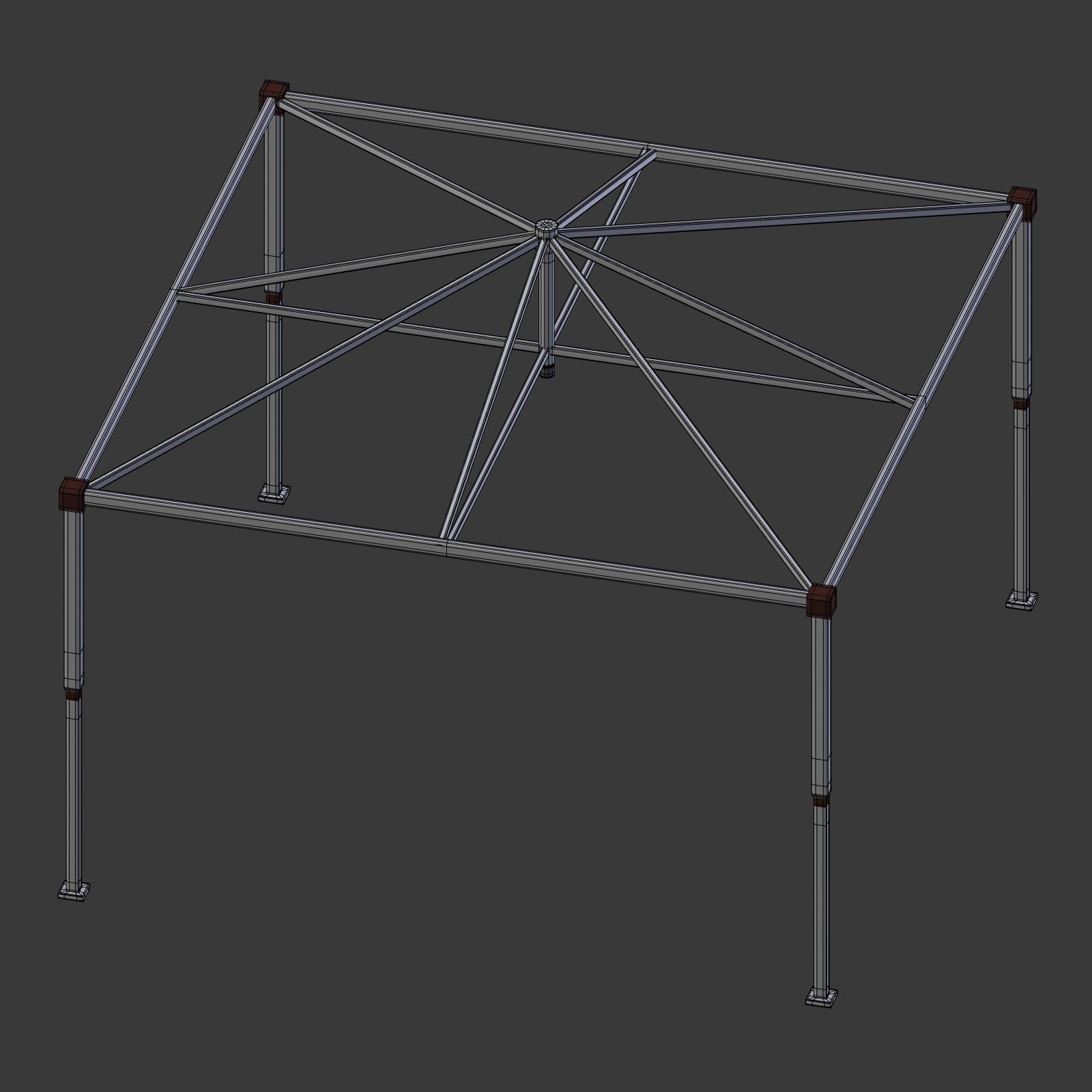 Party Tent - Canopy 3D model | CGTrader