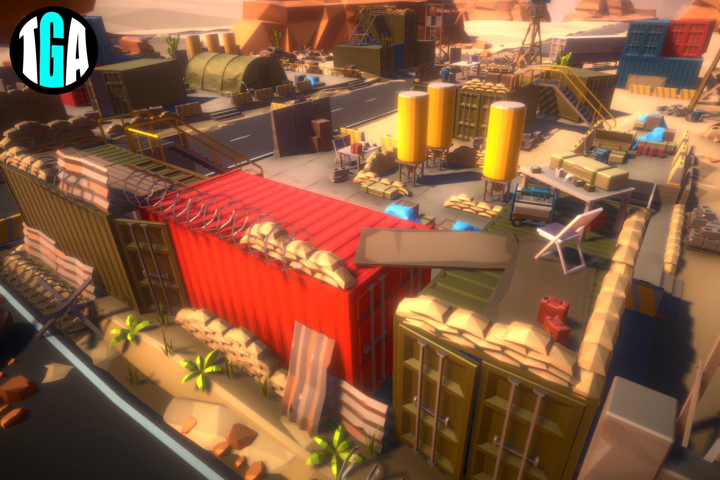 3D model Low Poly Environment World VR / AR / low-poly | CGTrader