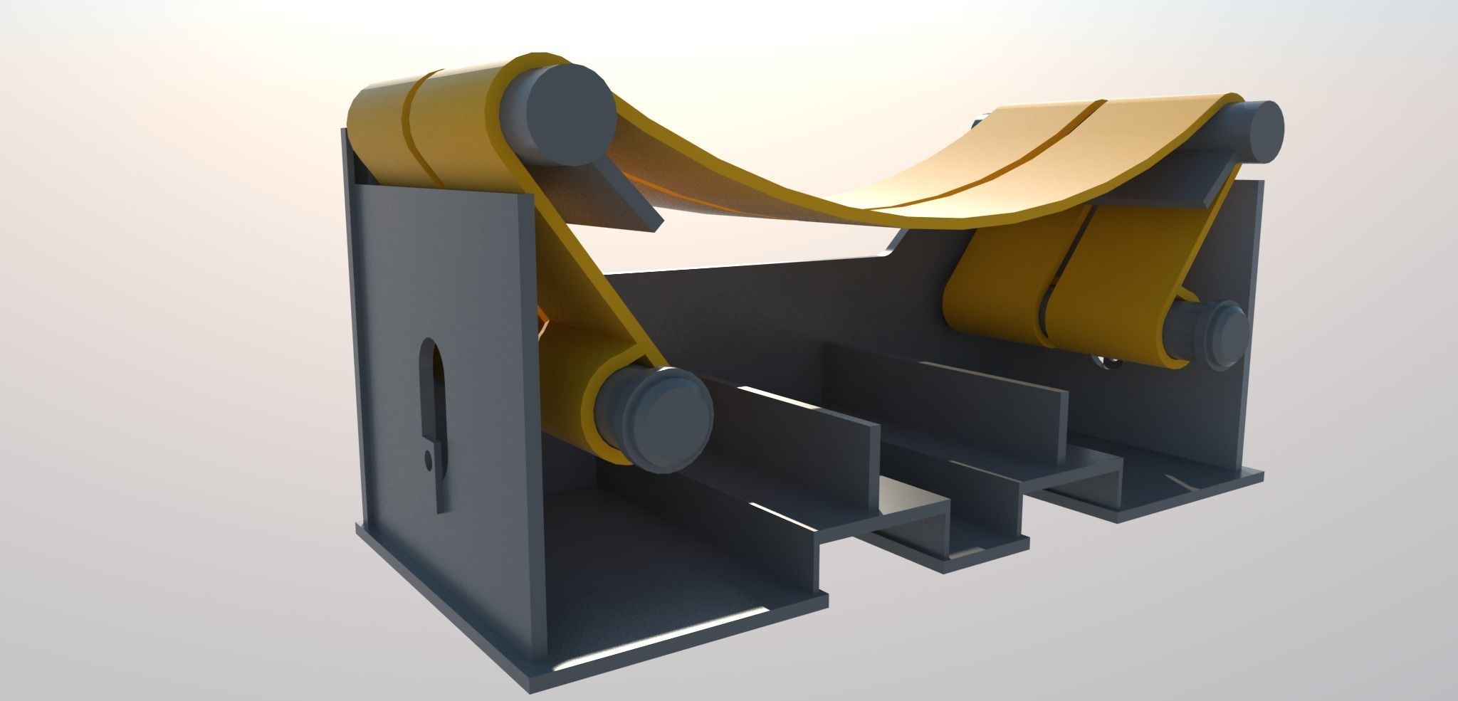 ROLL CRADLE 3D 3D model | CGTrader