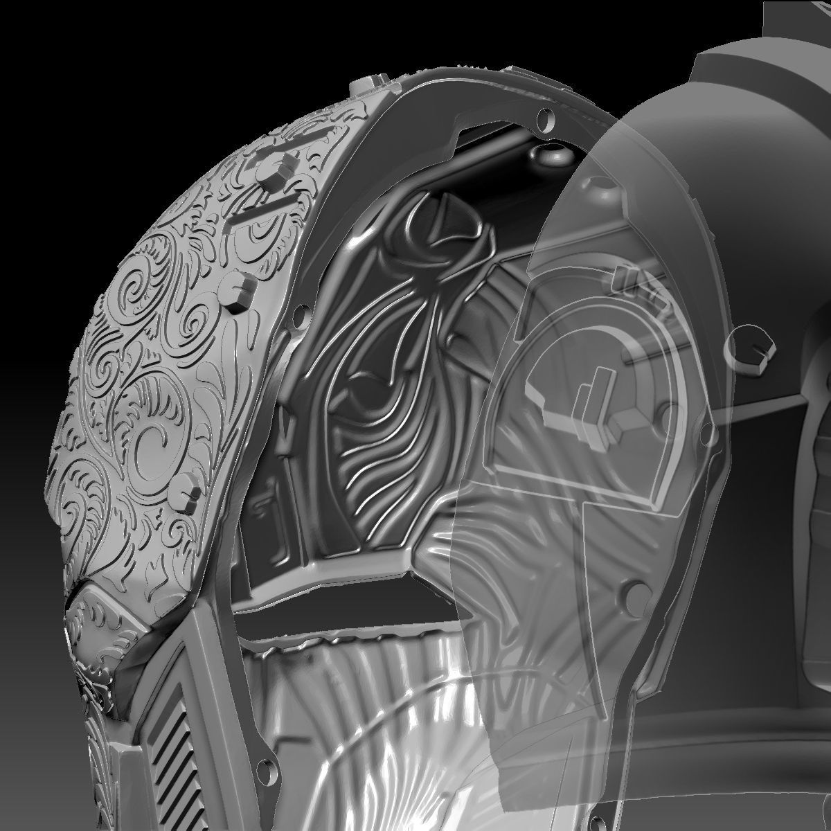 SWTOR Sith Acolyte Lord Adraas Helmet 3D Printable Model 3D model 3D ...