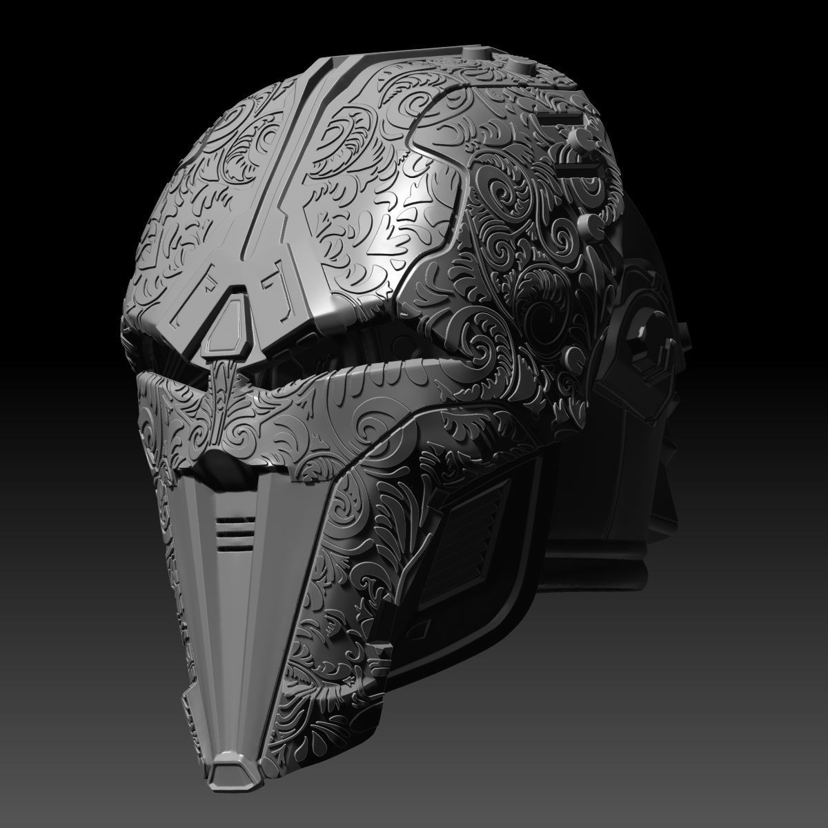 SWTOR Sith Acolyte Lord Adraas Helmet 3D Printable Model 3D model 3D ...