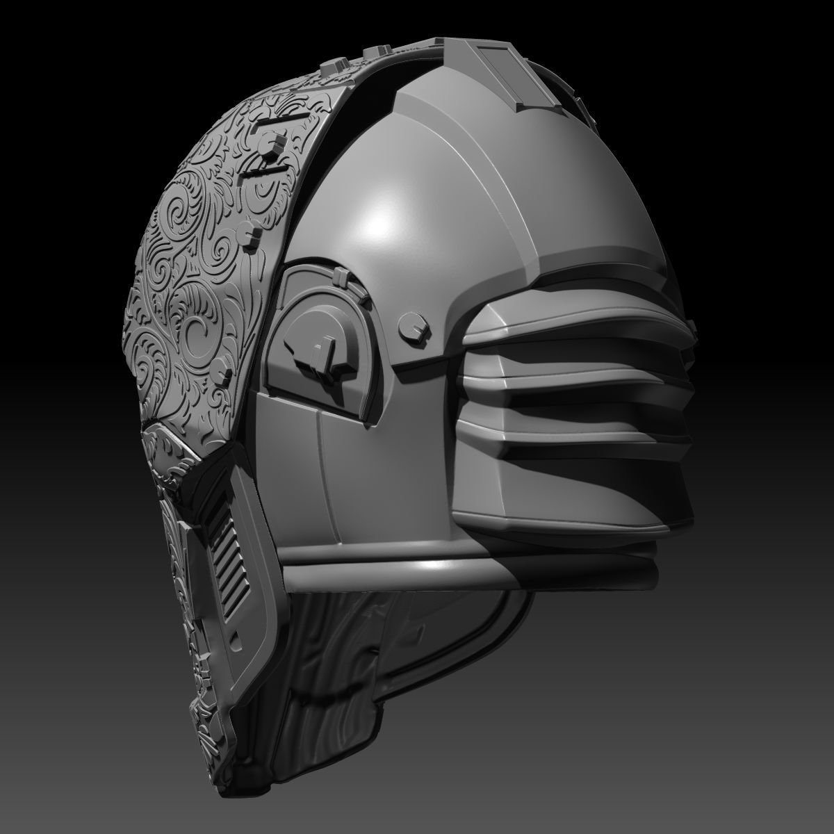 SWTOR Sith Acolyte Lord Adraas Helmet 3D Printable Model 3D model 3D ...
