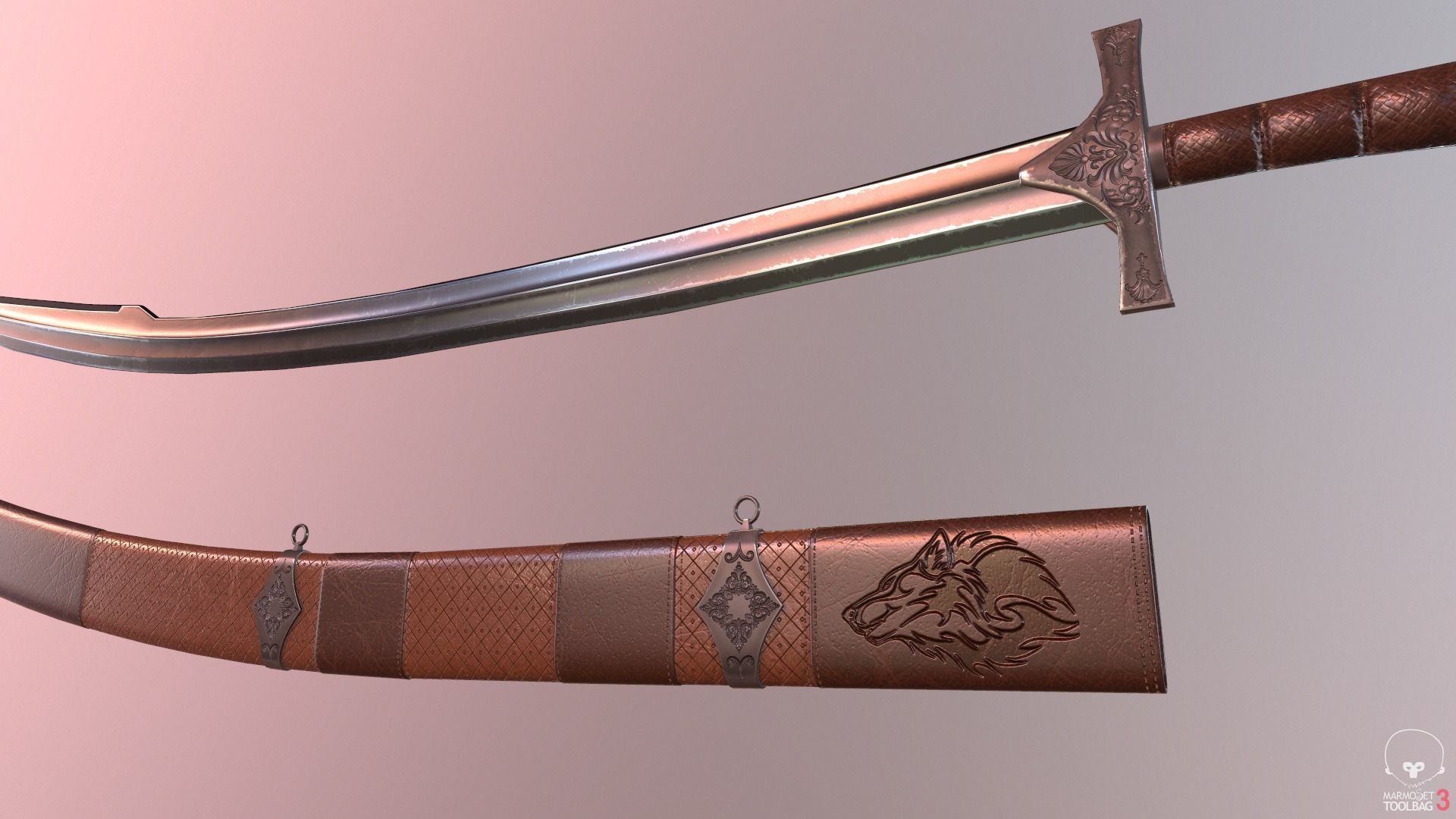 3D model Sword Kilij VR / AR / low-poly | CGTrader