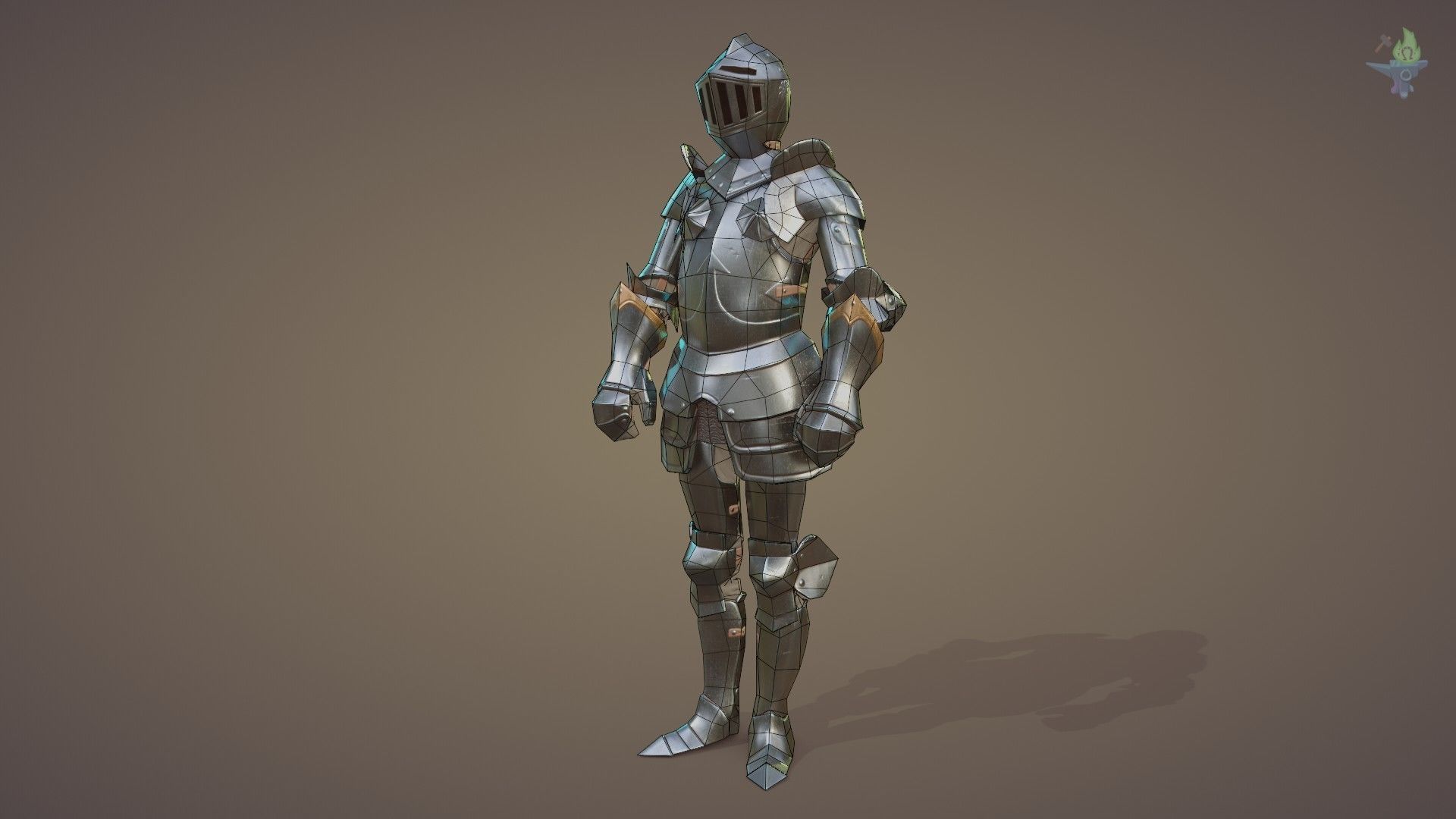 3D model Ornamental Plate Armour VR / AR / low-poly rigged | CGTrader