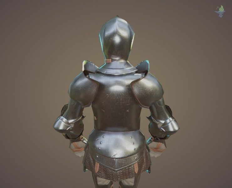 3D model Ornamental Plate Armour VR / AR / low-poly rigged | CGTrader