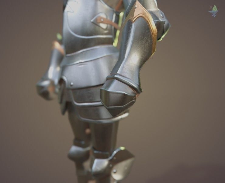 3D model Ornamental Plate Armour VR / AR / low-poly rigged | CGTrader