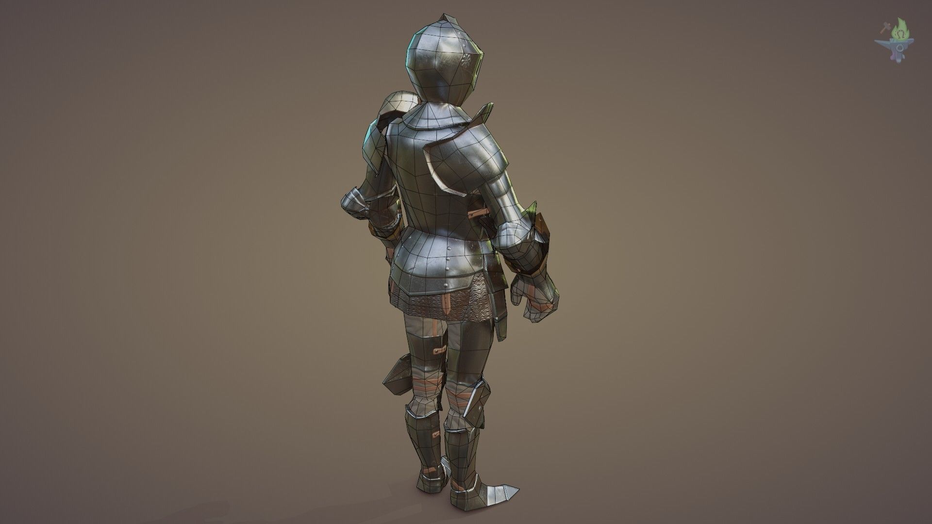 3D model Ornamental Plate Armour VR / AR / low-poly rigged | CGTrader