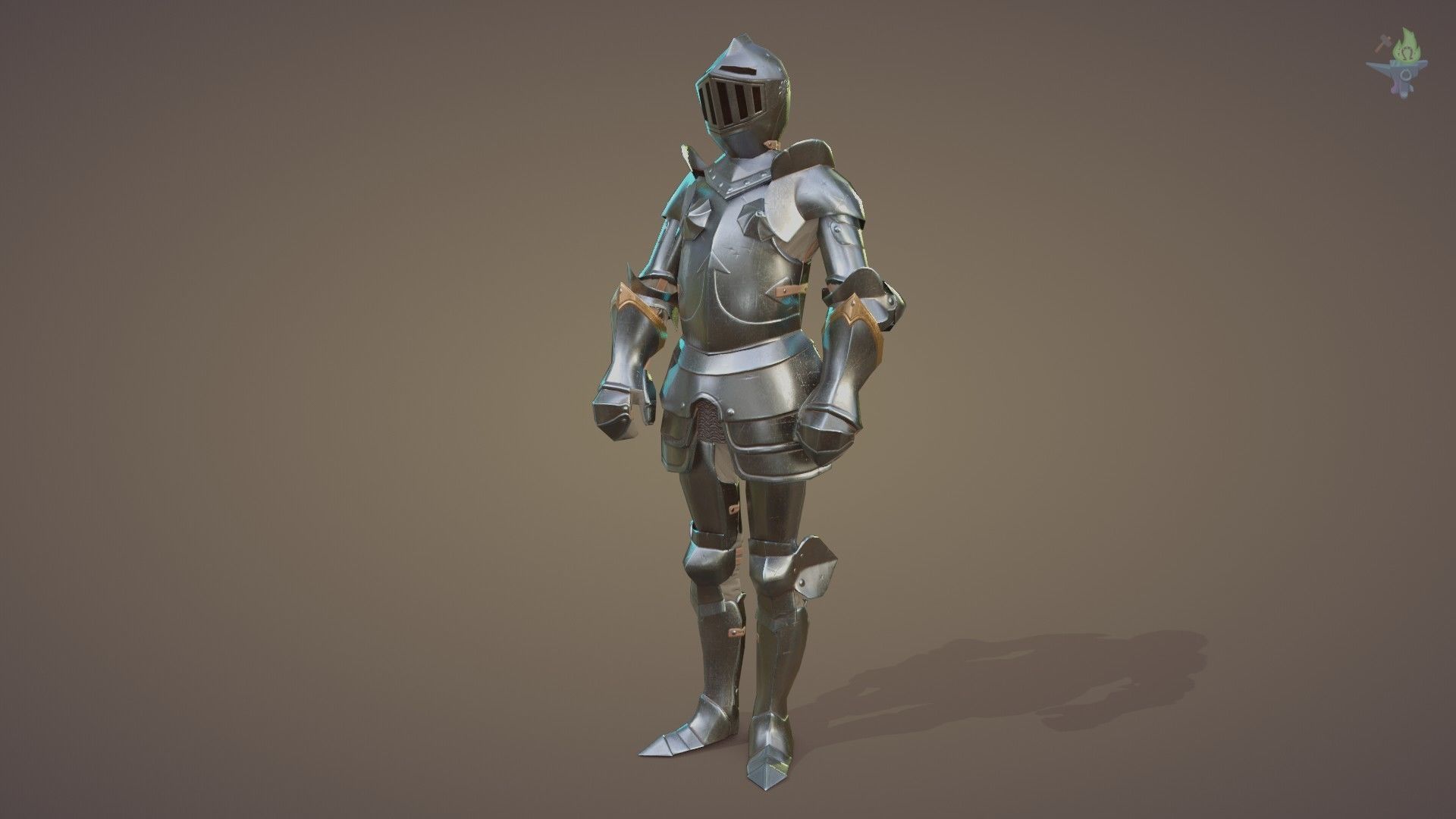 3D model Ornamental Plate Armour VR / AR / low-poly rigged | CGTrader