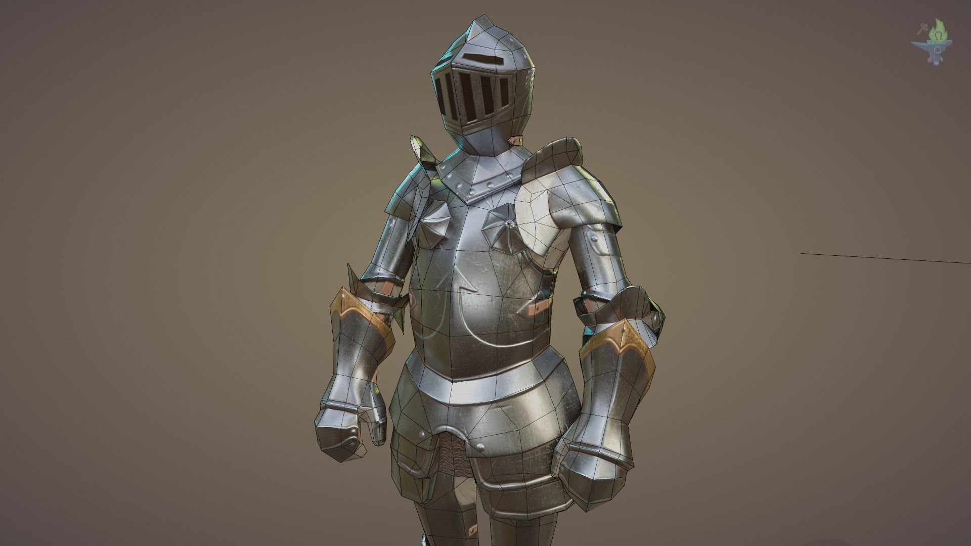 3D model Ornamental Plate Armour VR / AR / low-poly rigged | CGTrader
