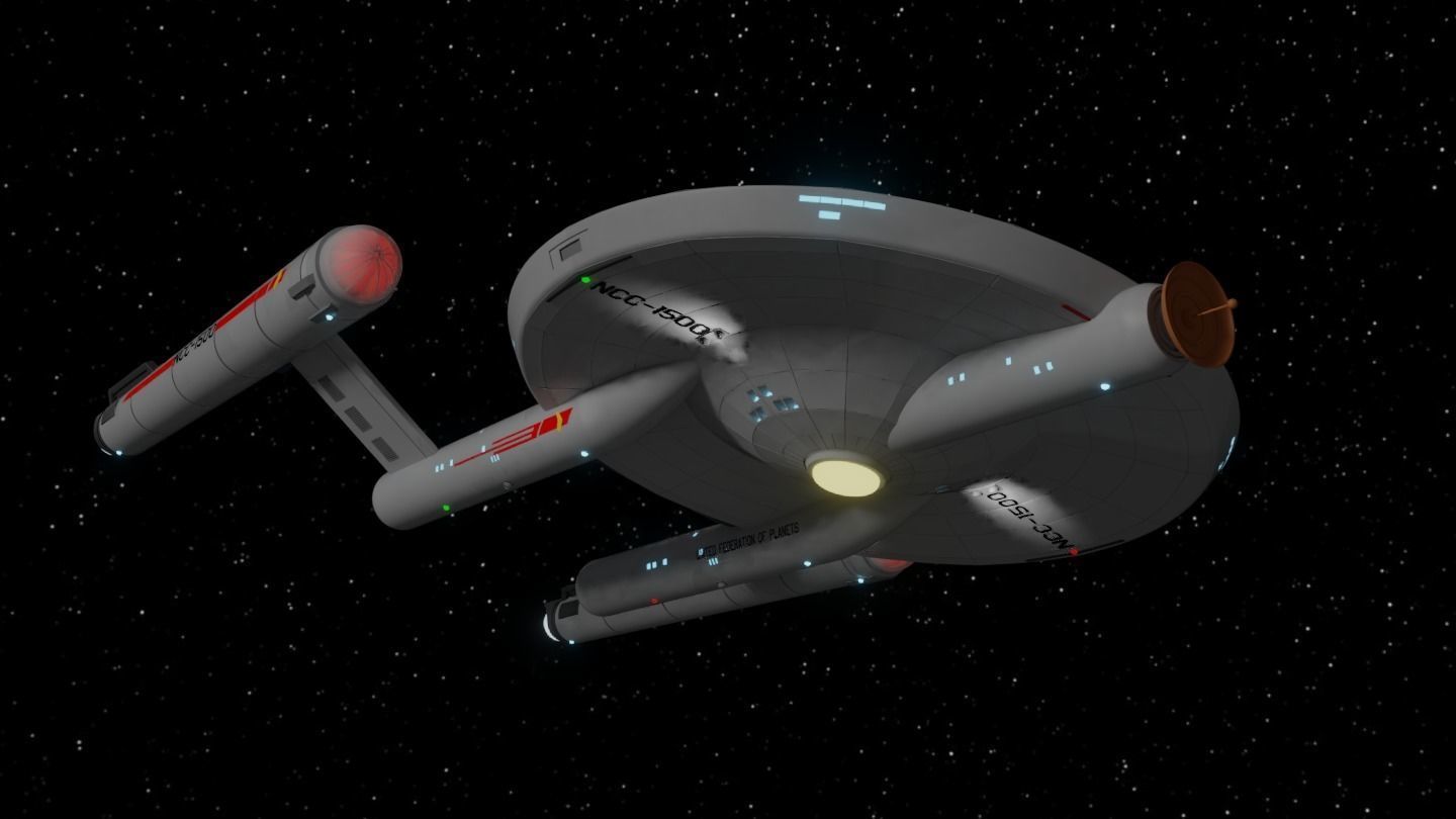 Atlantis Class Light Cruiser 3D model | CGTrader