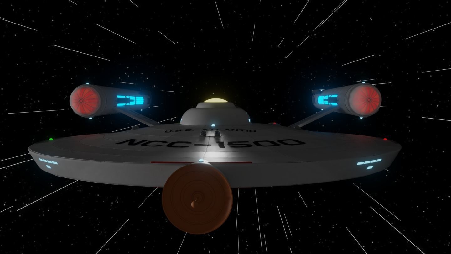 Atlantis Class Light Cruiser 3D model | CGTrader