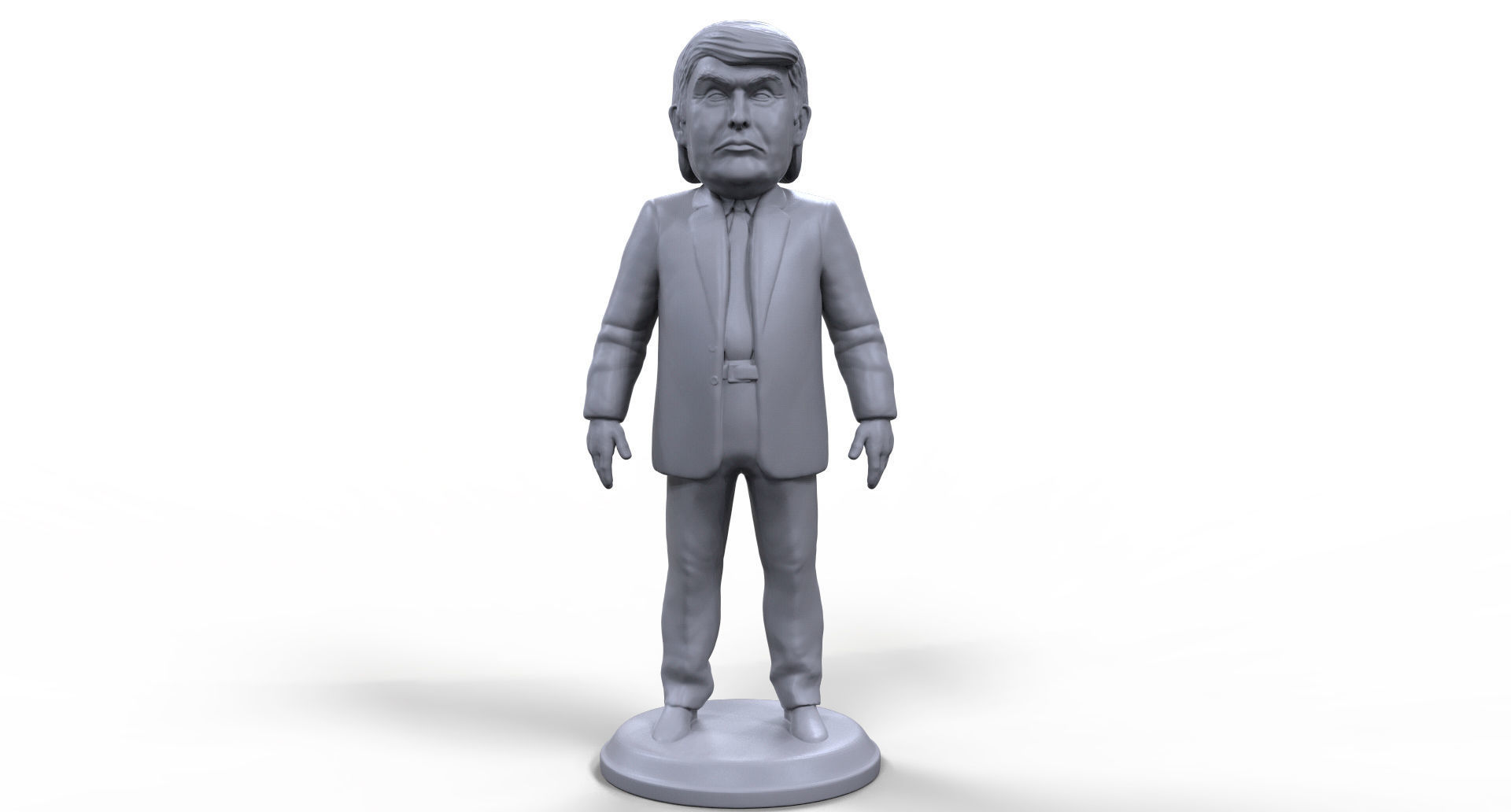 Donald Trump stylized high quality 3D printable miniature 3D model 3D ...