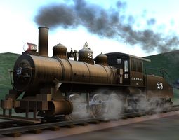 Animated Locomotive 3D Models | CGTrader