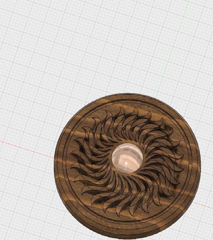 Wooden Sun Symbol free 3D model 3D printable | CGTrader
