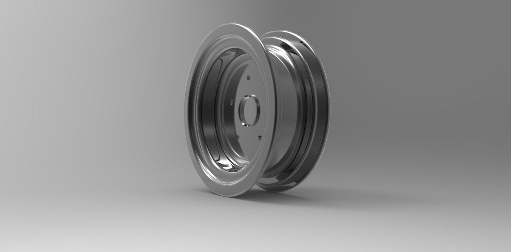 Steel Wheel free 3D model | CGTrader