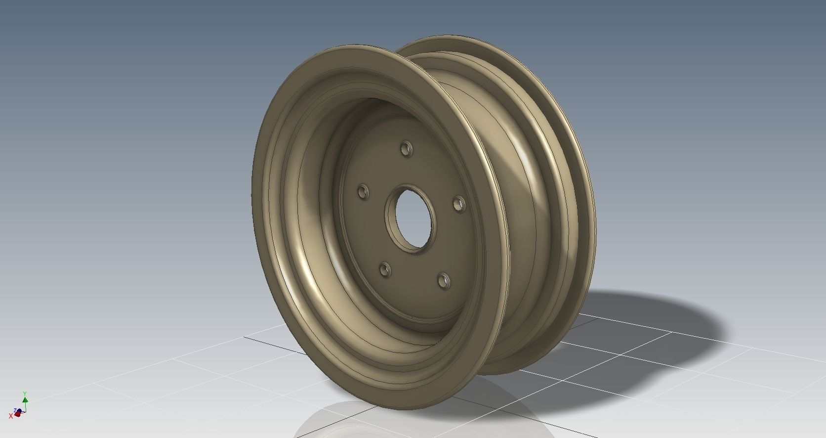 Steel Wheel free 3D model | CGTrader