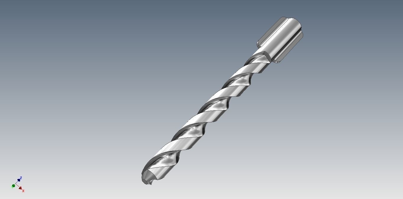Drill Bit free 3D model | CGTrader
