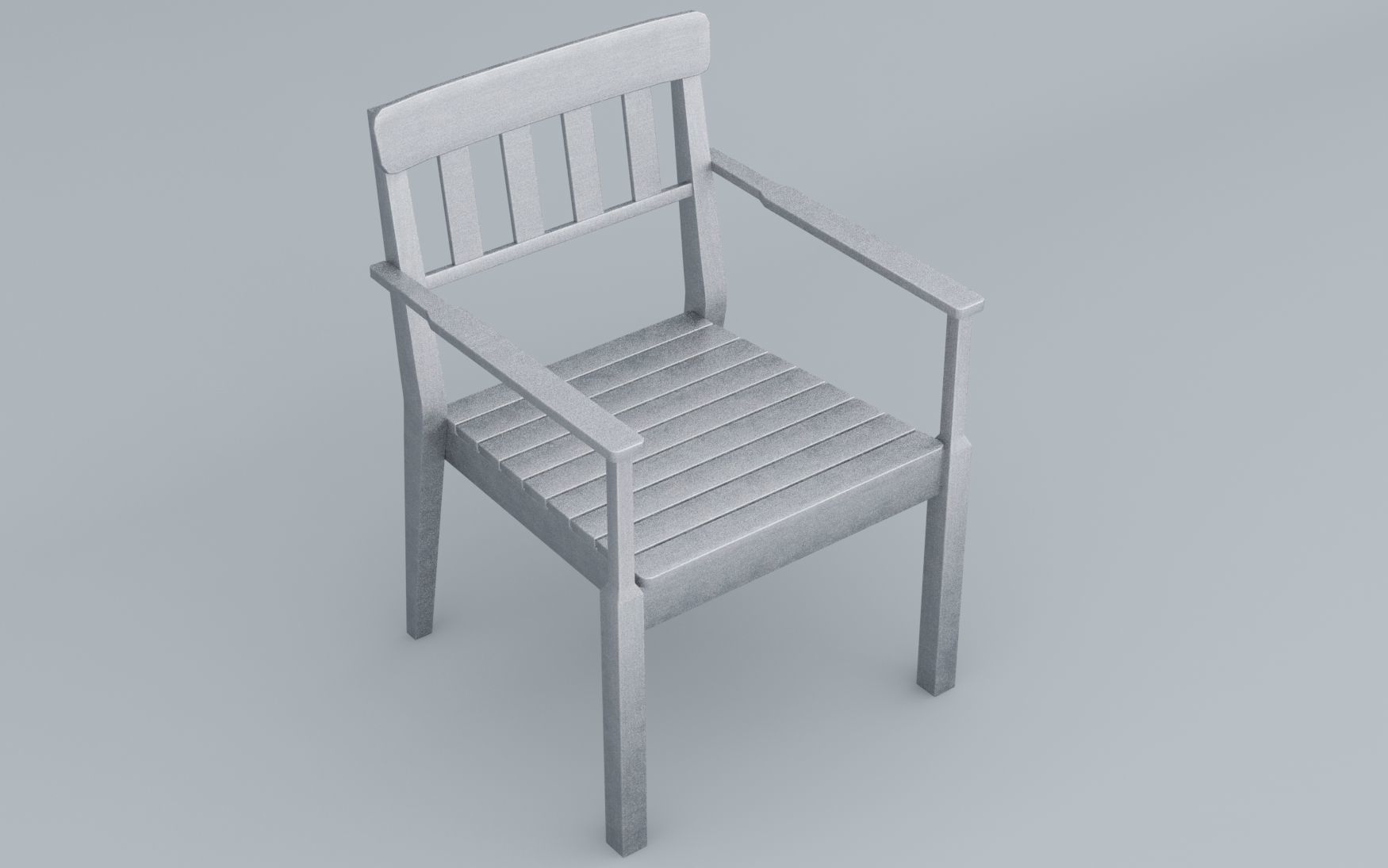 3D model Stell Chair Outdoor AngsoLow Poly VR VR / AR / low-poly | CGTrader