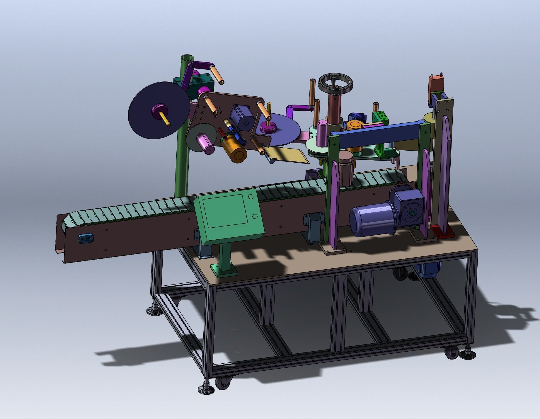Labeling machine 3D model | CGTrader